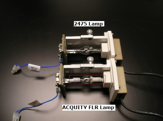 2475 및 ACQUITY FLR 램프를 구분하는 방법 - WKB3098 - Waters Korea