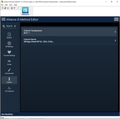 Empower 3.8.0: Alliance iS에 올바른 컬럼이 설치되었는지 확인 - Tip355 - Waters Korea