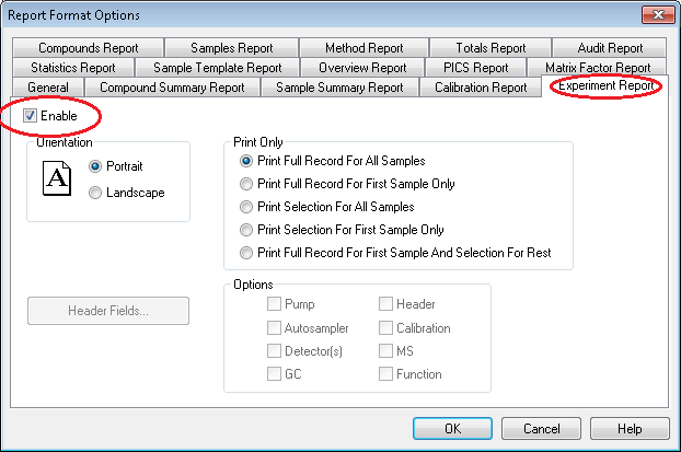 TargetLynx에서 실험 레코드를 인쇄하는 방법 - WKB61654 - Waters Korea